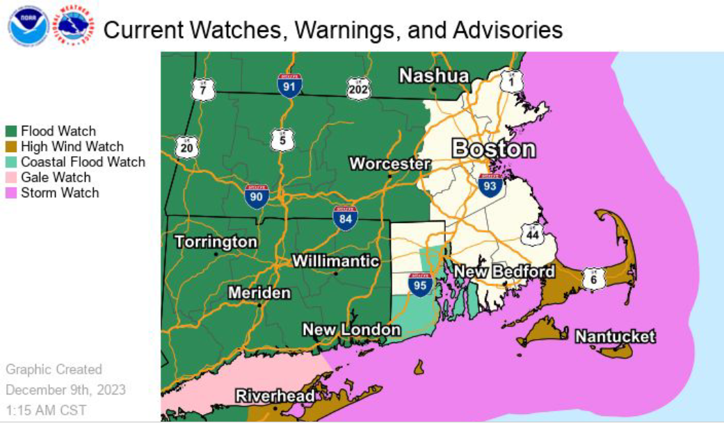 Storm to Bring High Winds to Cape Cod and the Islands Sunday Night into ...