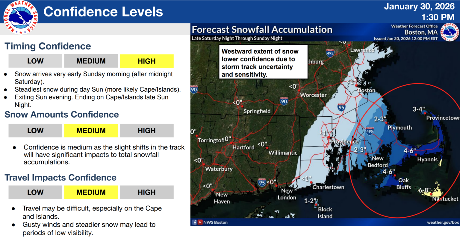 Cape and Islands Winter Storm Forecast and Readiness Update | 3:00 PM ...