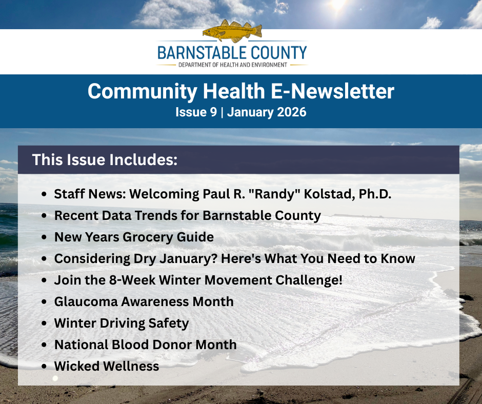 Community Health E-Newsletter | Issue 9 | January 2026 - Barnstable County